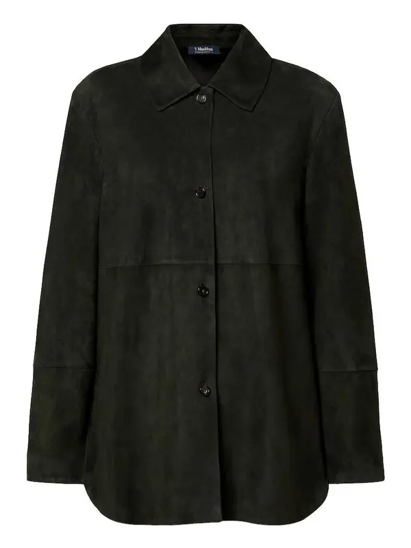 Max Mara Suede Jacket - Green