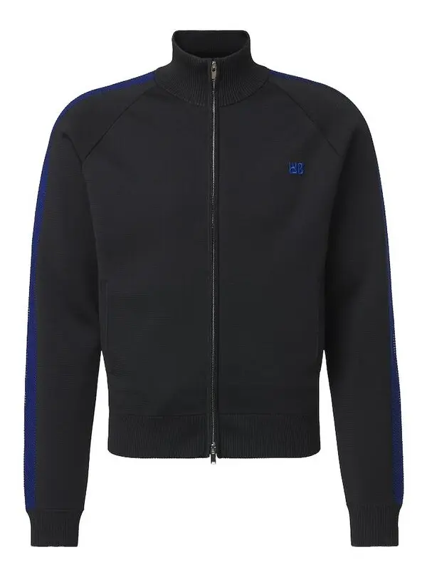 WALES BONNER Tide Zip-up Cardigan - Blue