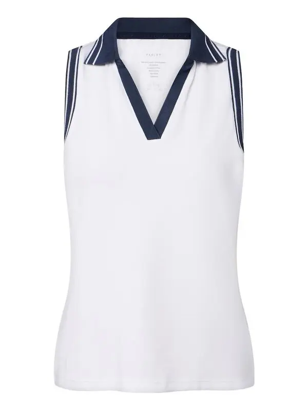Varley Isaac Polo Shirt - White