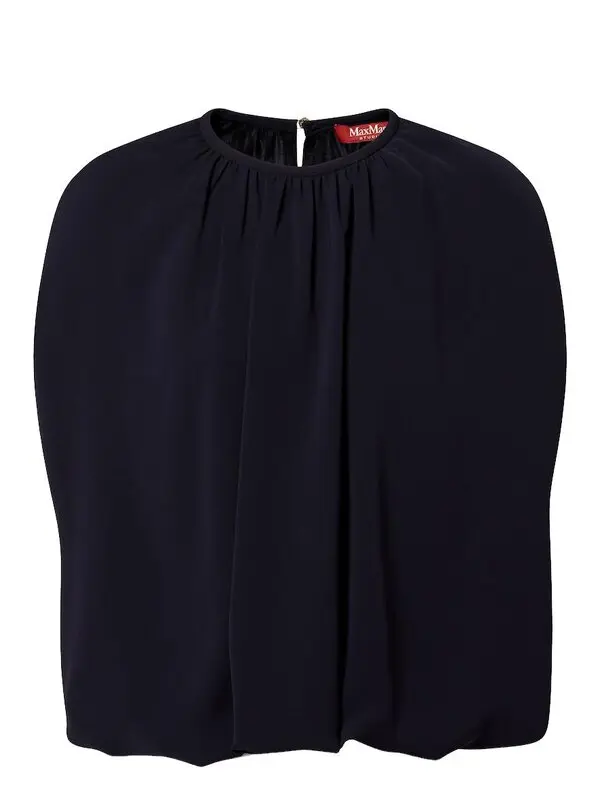 Max Mara Elegant Cady Top - Blue
