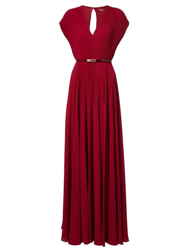 Max Mara Georgette Gown - Red