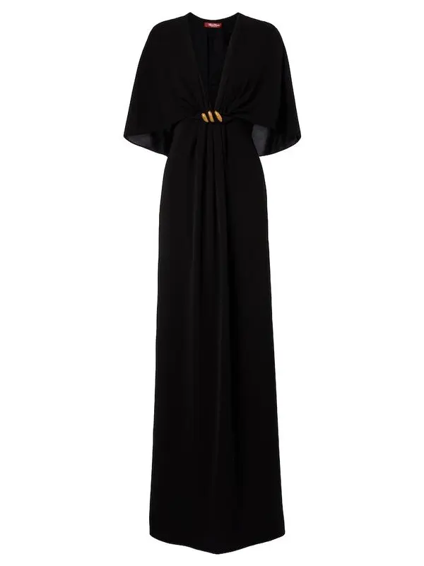 Max Mara Elegant Cady Gown - Black