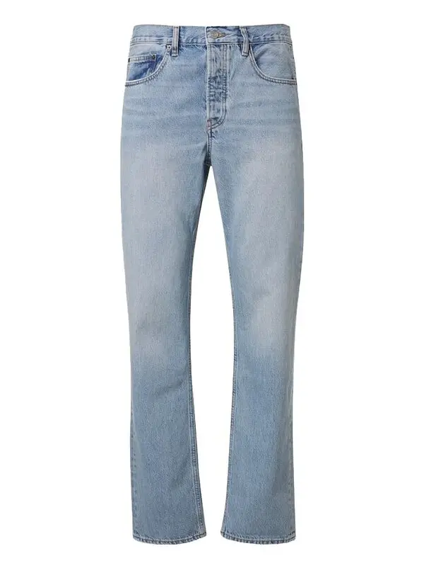 FRAME Mid-rise Straight Jeans - Blue