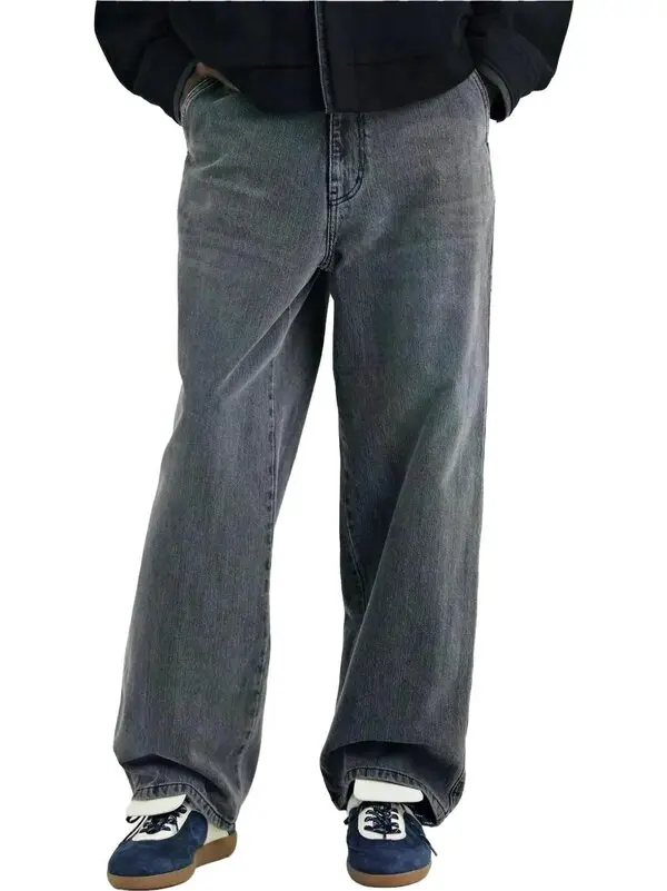 SOLID HOMME Faded Effect Jeans - Grey
