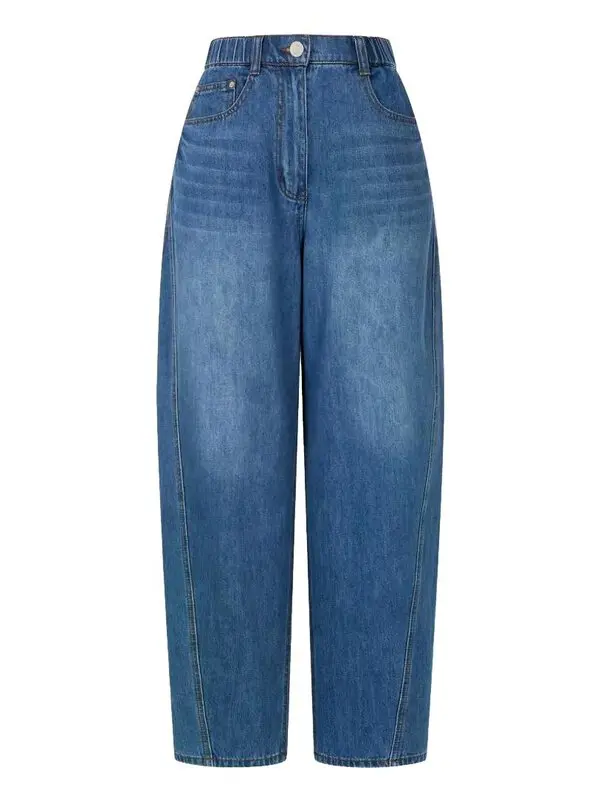 STUDIO TOMBOY Curved Denim Jeans - Blue