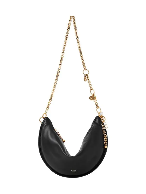 Chloé Icons Shoulder Bag In Soft Leather - Black