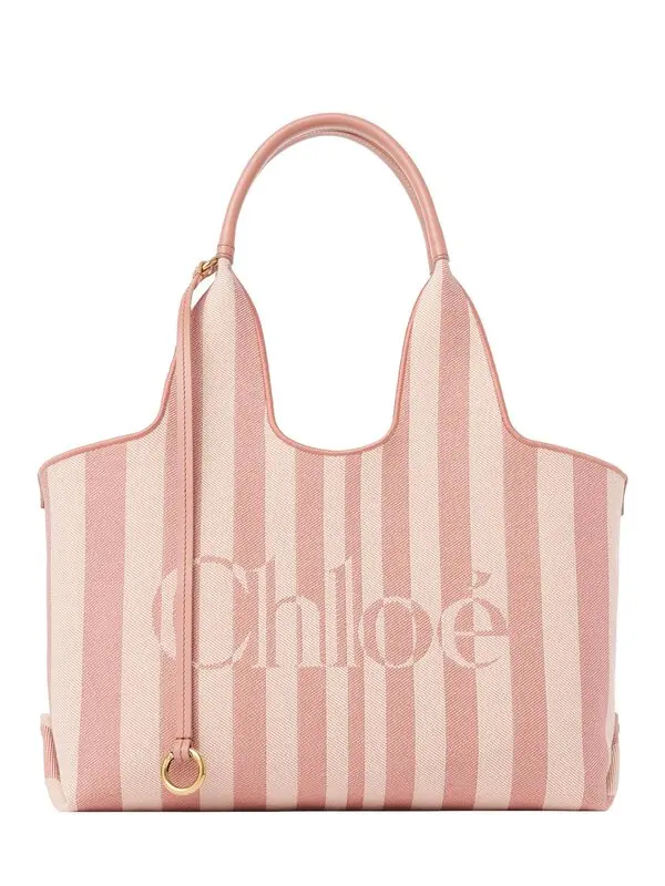 Chloé Jacquard East-west Tote Bag - Nougat