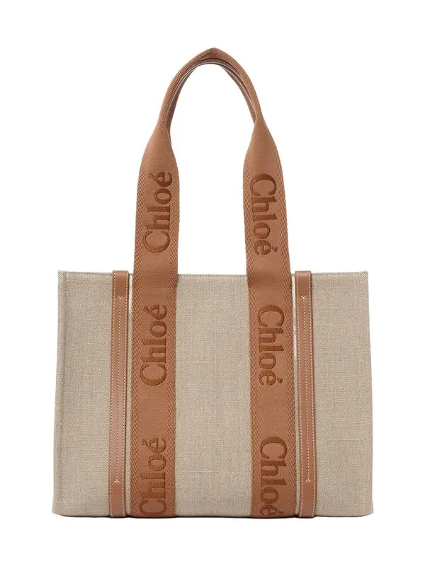 Chloé Woody Tote Bag - Dusty Tan