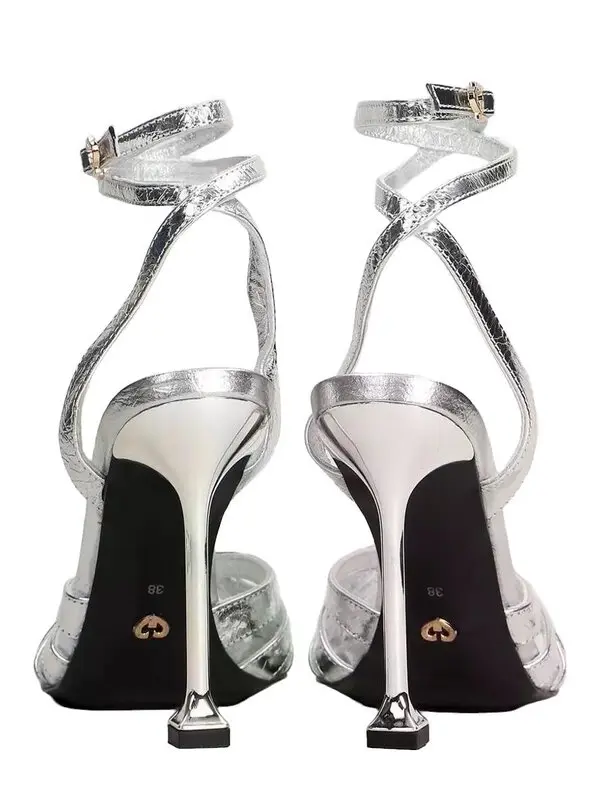 GOLD & ROUGE Ama Sandals - Silver