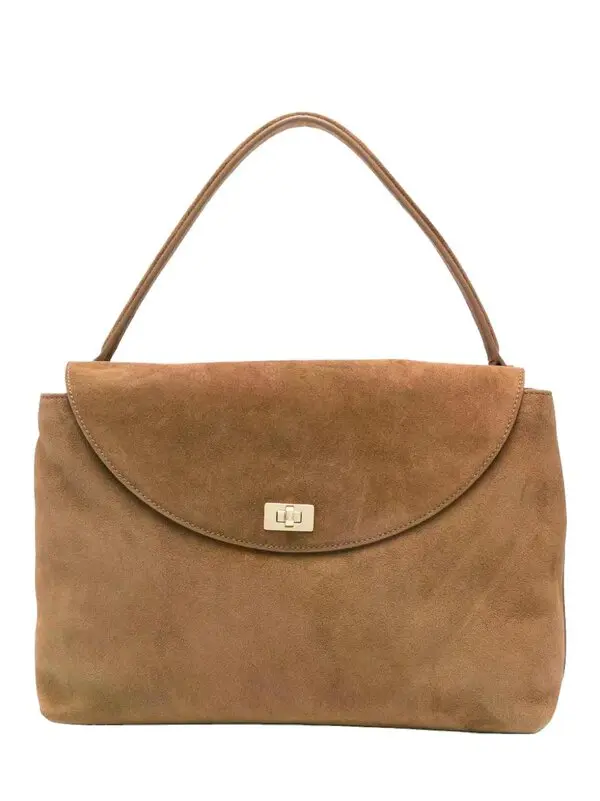 Sandro Le Grand Bazaar Suede Tote Bag - Brown