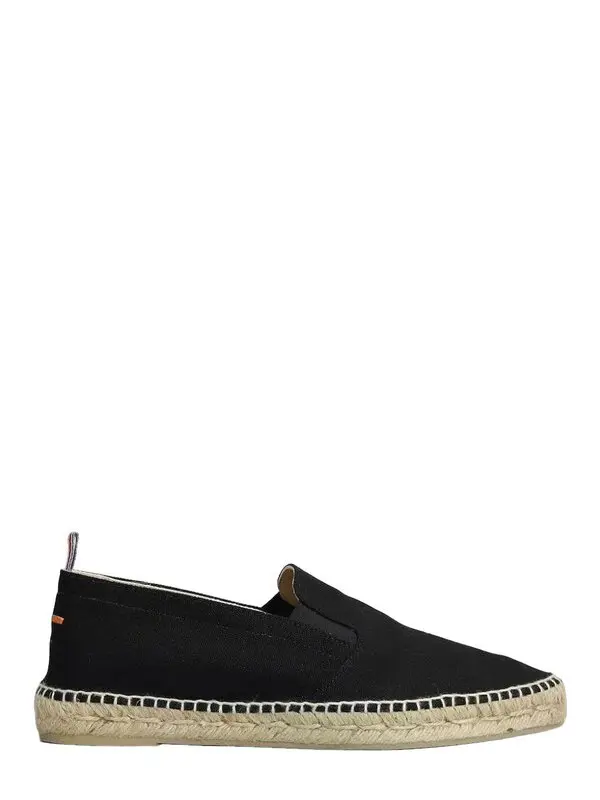 CastaÑer Joel Braided-sole Espadrilles - Black