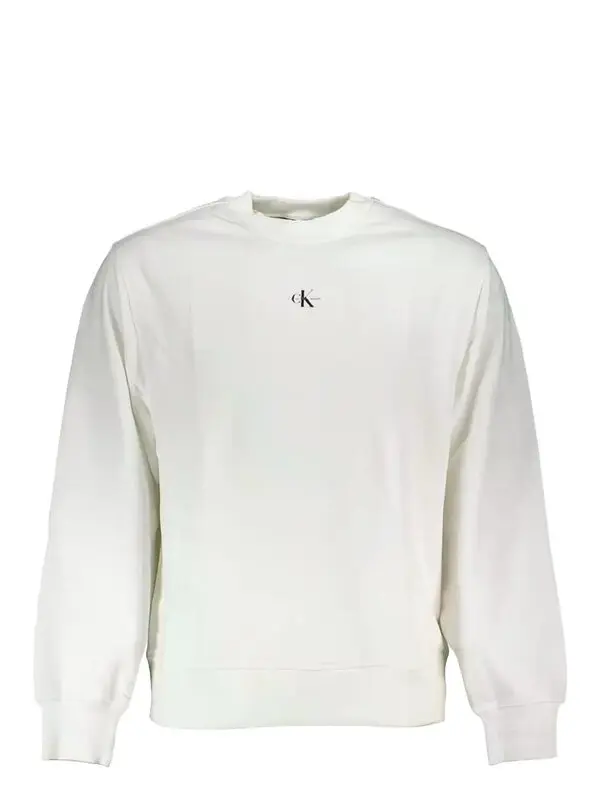 Calvin Klein Print Sweater - White