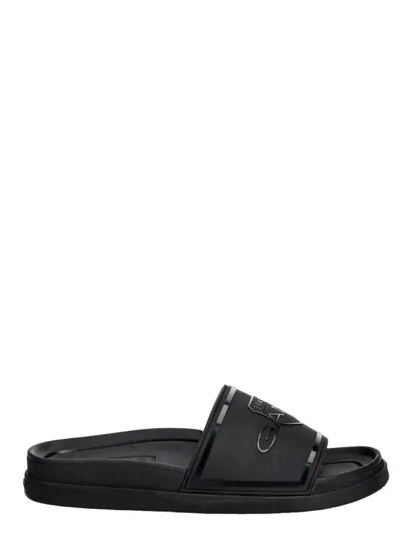 Gant Logo Plaque Slides - Black
