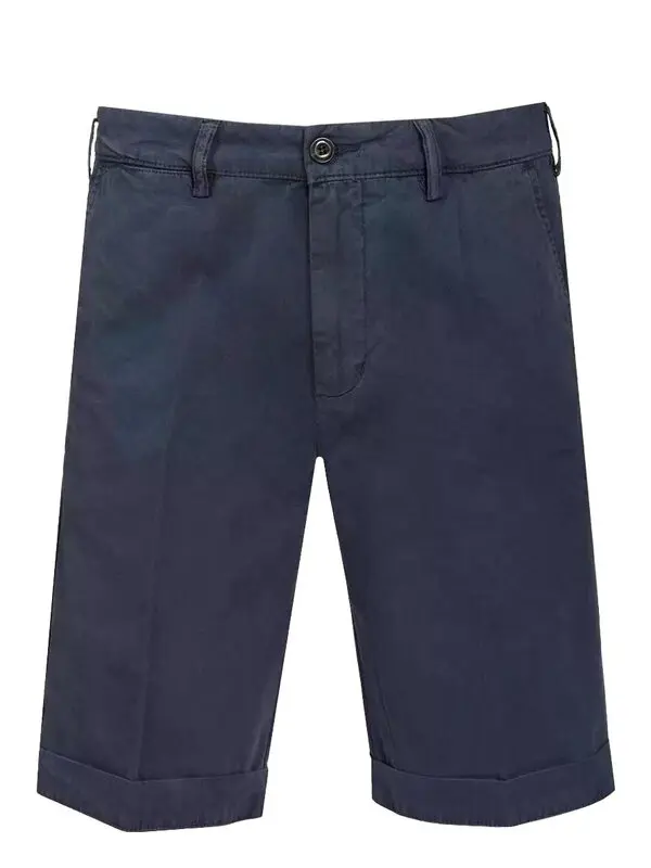 AL DUCA D’AOSTA 1902 Pleated Turned-up Shorts - Blue