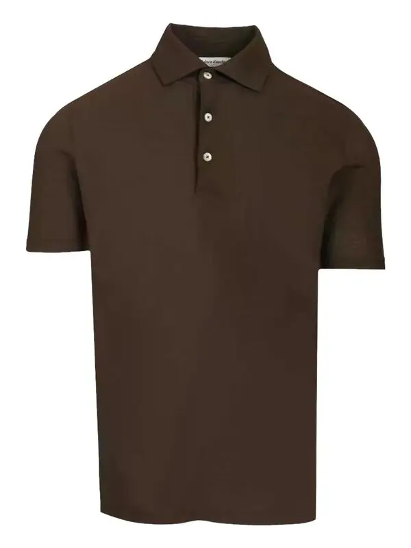 AL DUCA D’AOSTA 1902 Short-sleeve Polo Shirt - Brown