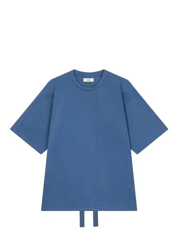 STUDIO TOMBOY Press-stud Strap T-shirt - Blue