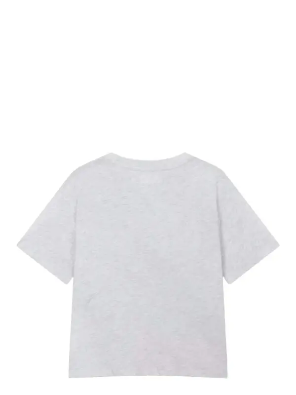 STUDIO TOMBOY Embroidered Back T-shirt - Grey