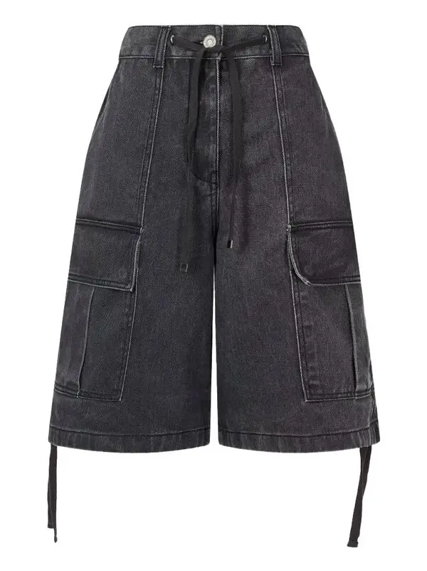 STUDIO TOMBOY Drawstring-hem Cargo Pants - Grey