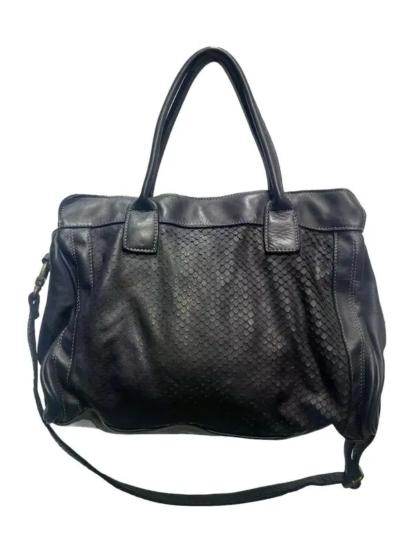 SOMMET Kael Cobra Shoulder Bag - Black