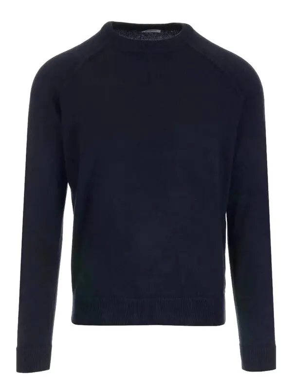 AL DUCA D’AOSTA 1902 Raglan Sleeve Ribbed Trim Sweater - Blue