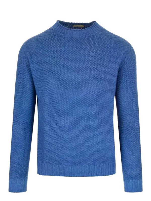 AL DUCA D’AOSTA 1902 Merino Wool Crew Neck Sweater - Blue