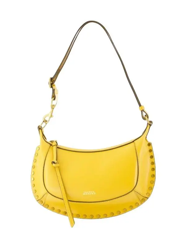 Isabel Marant Étoile Oskan Moon Gz Leather Shoulder Bag - Yellow