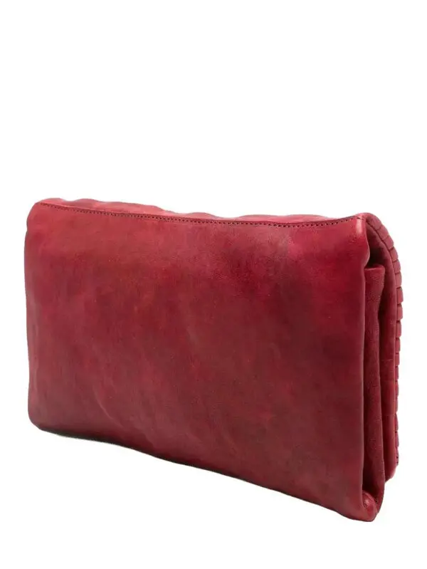 SOMMET Soffietta Rows Pleated Shoulder Bag - Red