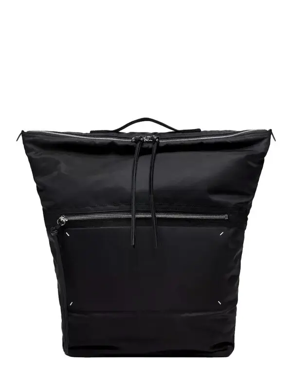 MAISON MARGIELA Four-stitch Zip Line Backpack - Black