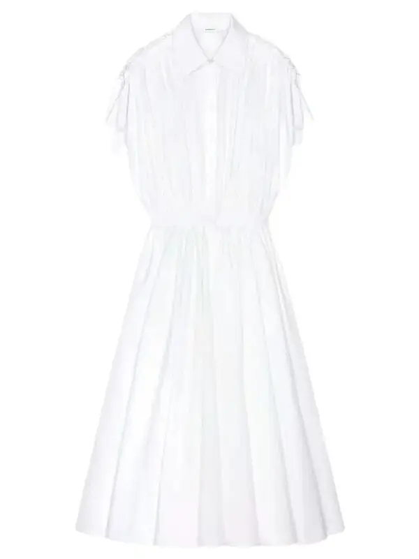 Givenchy Long Poplin Shirt Dress - White