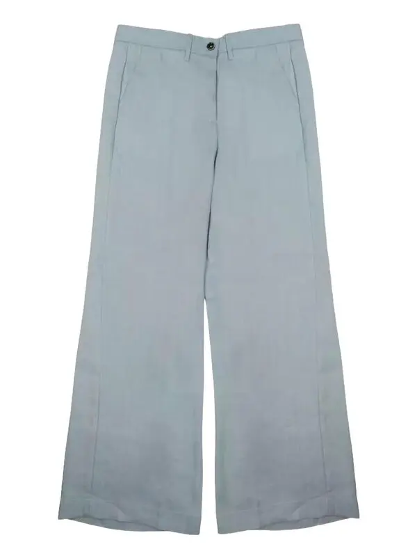 NINE:INTHE:MORNING Light Wide-leg Trousers - Blue