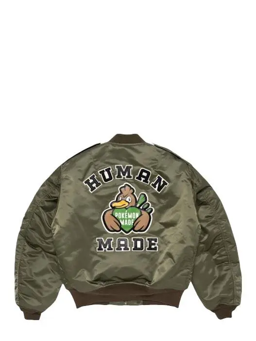 HUMAN MADE X Pokemon Made Padded Blouson - Olivedrab Green