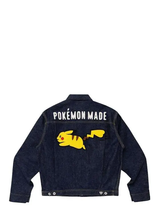 HUMAN MADE X Pokémon Made Denim Jacket - Indigo
