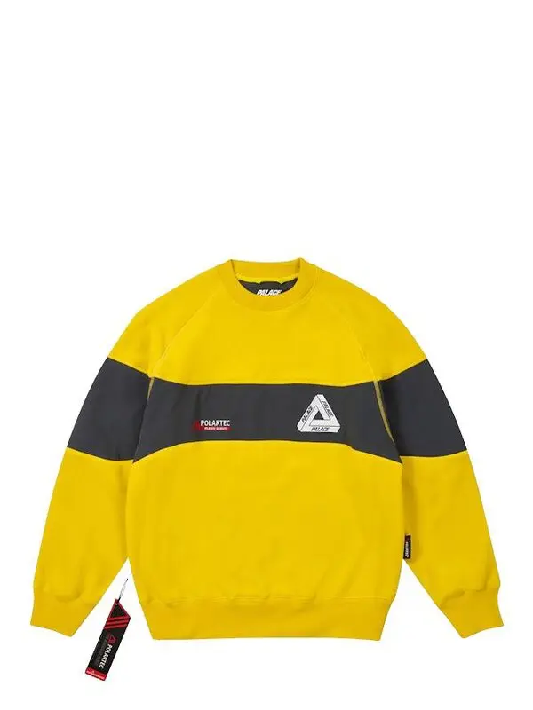 PALACE Polartec 200 Crewneck - Yellow