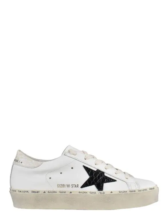 GOLDEN GOOSE Hi Star Sneakers - White