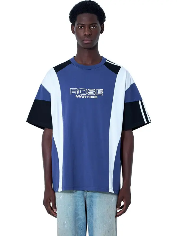 Martine Rose Graphic Panel T-shirt - Blue