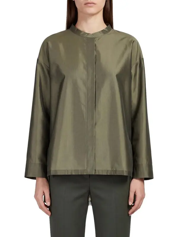Max Mara Collared Shirt - Green