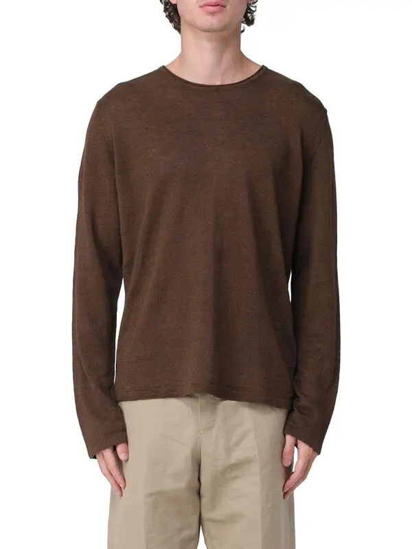 ROBERTO COLLINA Long Sleeve Sweater - Fuchsia