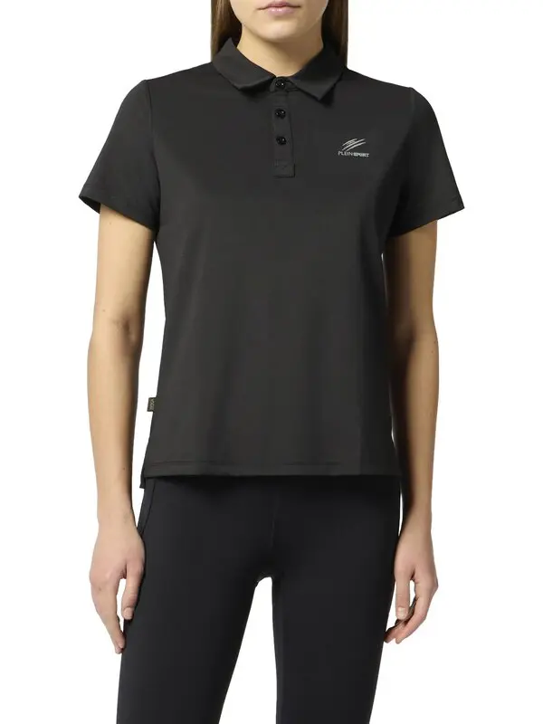 PLEIN SPORT Classic Cotton Polo Shirt - Black