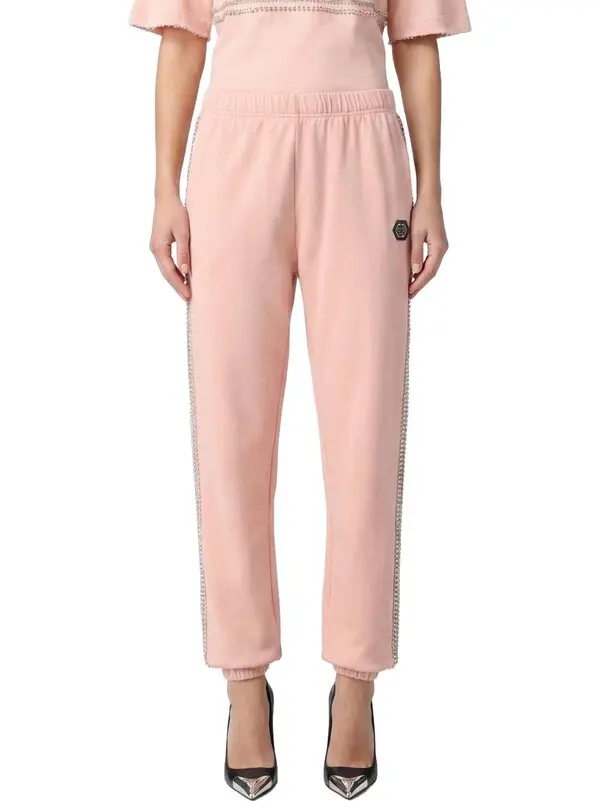 Philipp Plein Embellished Jogger Pants - Fuchsia