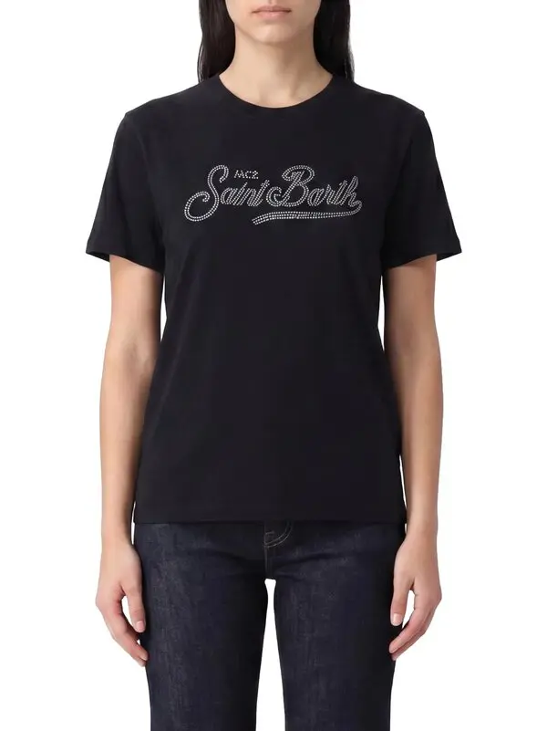 MC2 SAINT BARTH Graphic T-shirt - Black