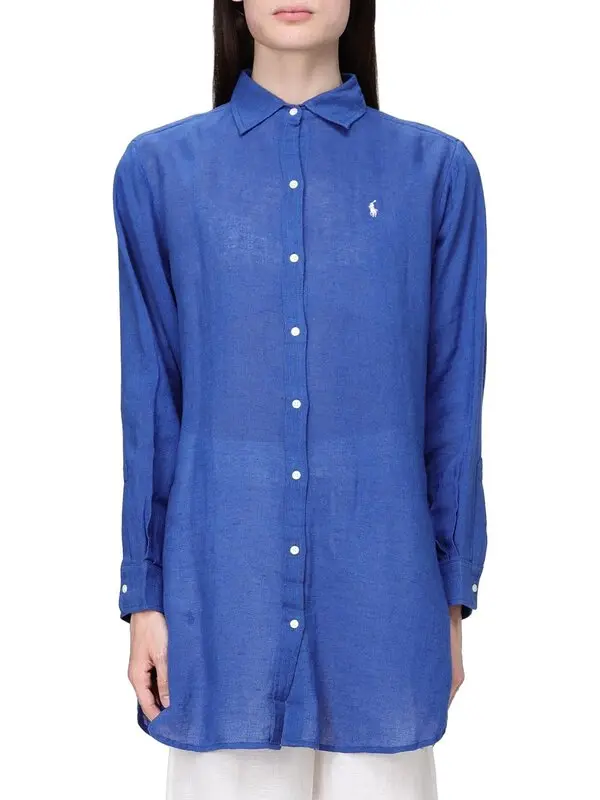 Polo Ralph Lauren Linen Shirt Dress - Marine