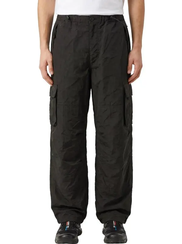 Comme Des Garçons Nylon Cargo Trousers - Black