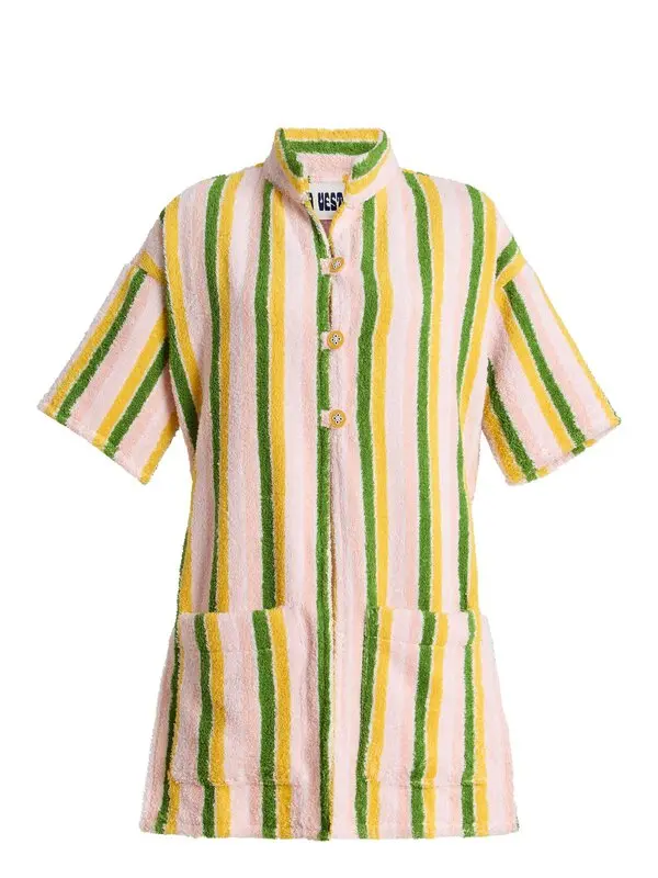 La Veste Striped Cotton Shirt - Multi