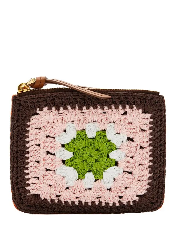 Miu Miu Crocheted Pouch - Multi