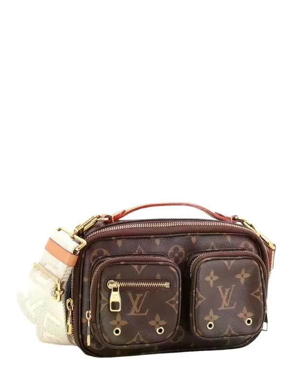 LOUIS VUITTON Monogram Canvas Utility Crossbody Bag - Brown