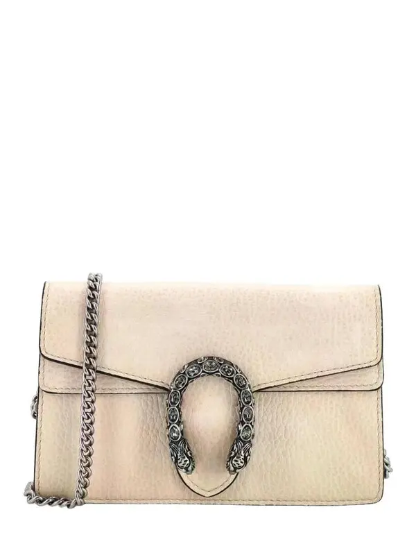 Gucci Dionysus Super Mini Clutch Bag - Neutrals