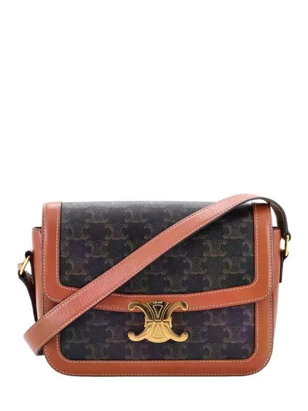 Celine Triomphe Shoulder Bag - Brown