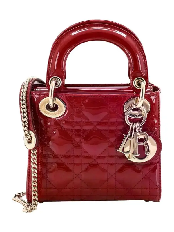 Dior Lady Chain Bag - Red