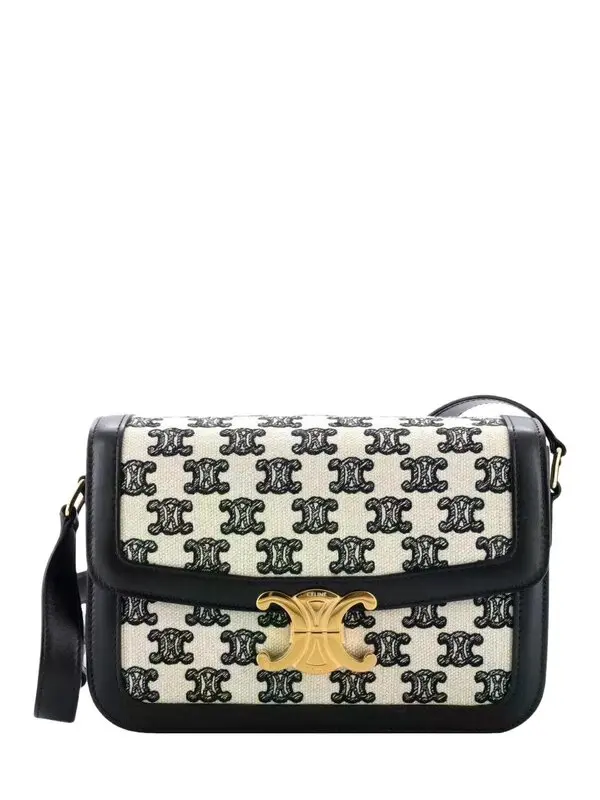 Celine Triomphe Canvas Medium Shoulder Bag - Multicolour