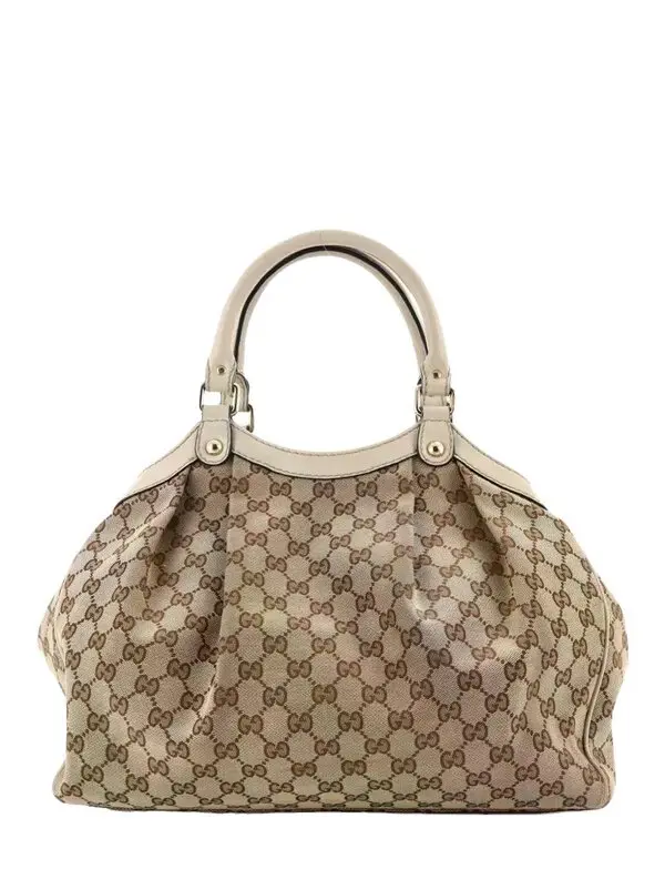 Gucci Sukey Gg Canvas Medium Tote Bag - Brown